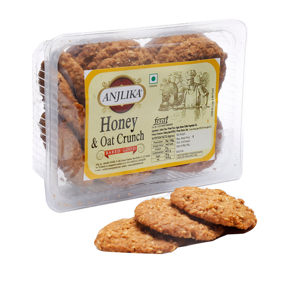 Honey & Oats Crunch 350g – ANJLIKA FOODS